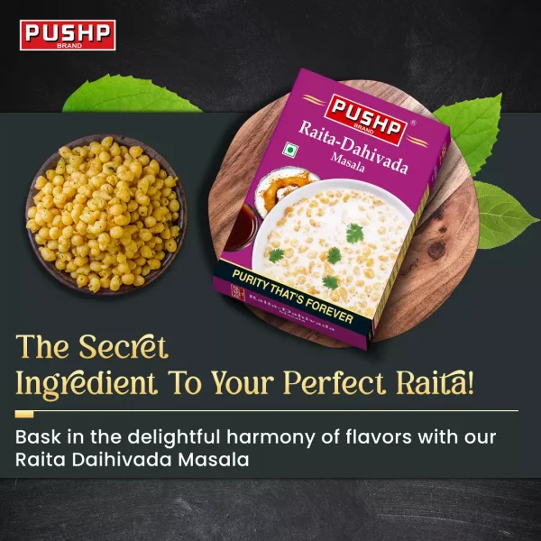 Buy Pushp Raita Dahivada Masala Online in India | Best Deals | Shop Now!